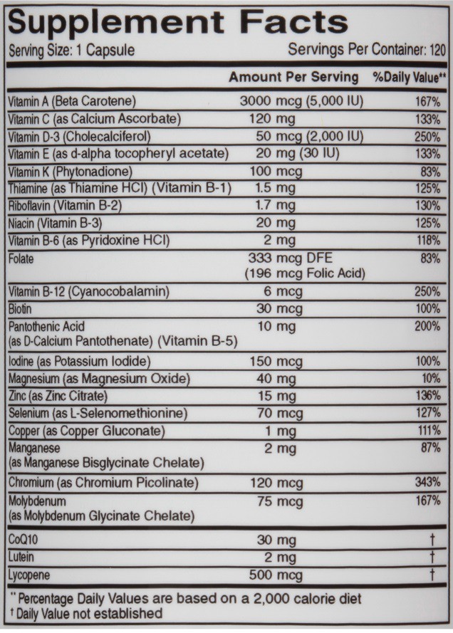 Cardiotabs Bonus Size Daily Multivitamin