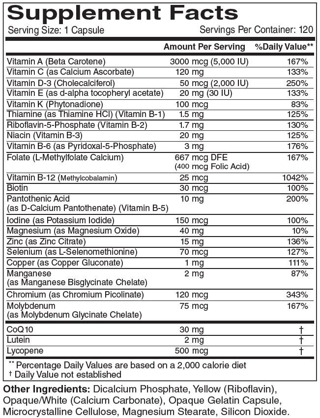 Cardiotabs Bonus Size Daily Multivitamin