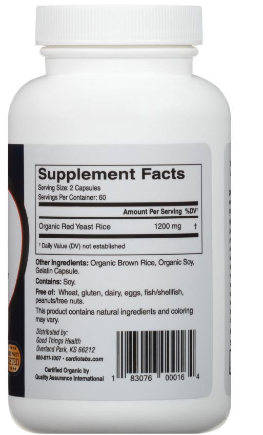 CardioTabs Red Yeast Rice