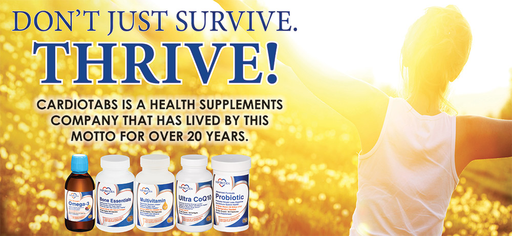 CardioTabs Omega-3, MultiVitamin, CardioTea, Red Yeast Rice, Liquid ...